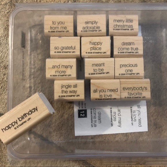 Stampin' Up! | Office | New Stampin Up X3 Cute Converse Stamps Bonus ...